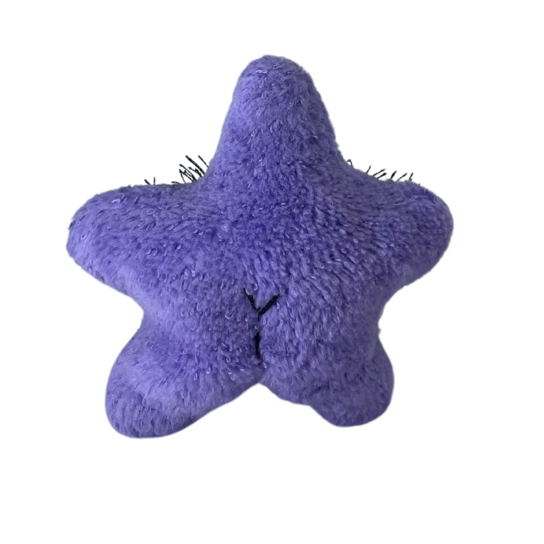 luminescent little ice blue star plushie – bestie star plushies