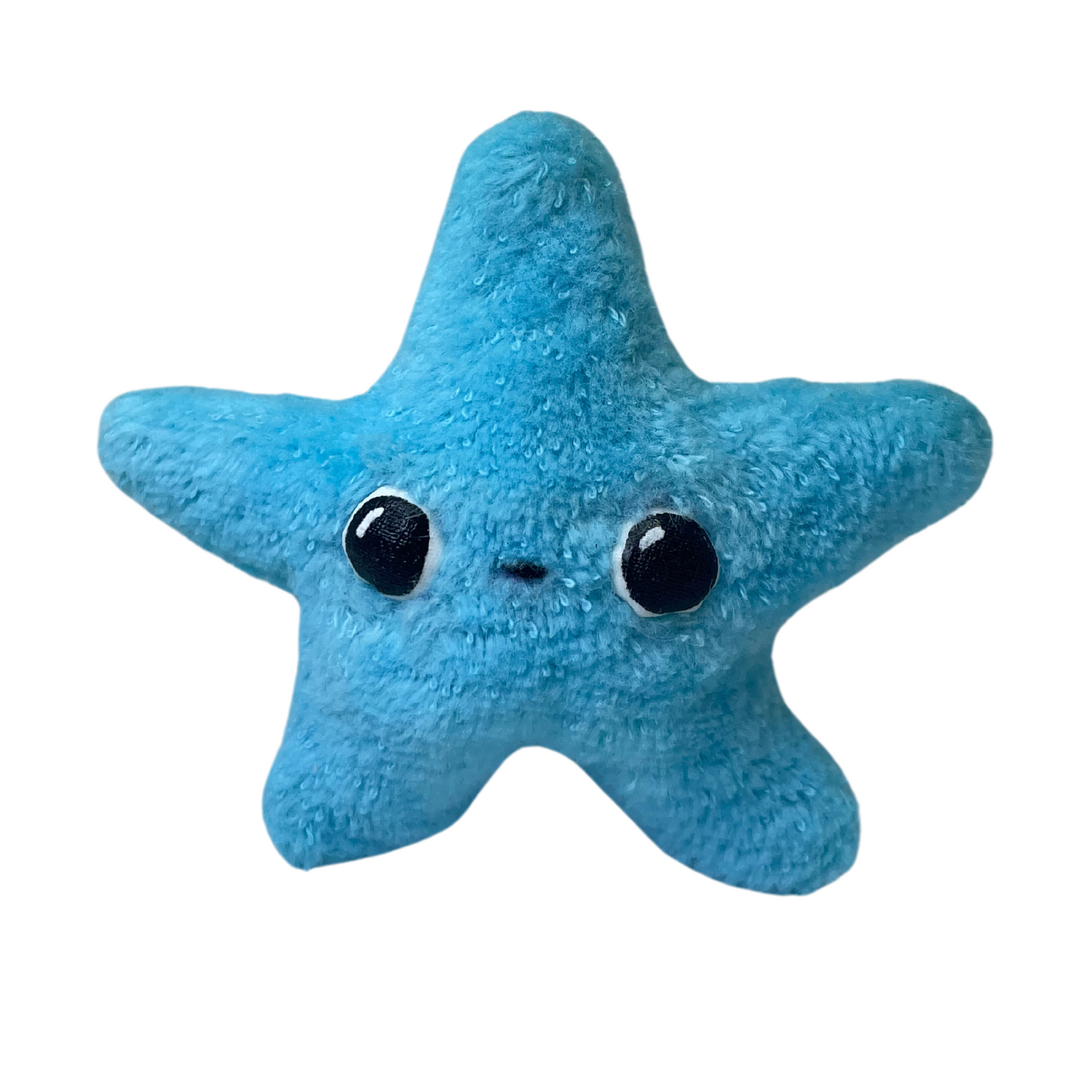 luminescent little ice blue star plushie – bestie star plushies
