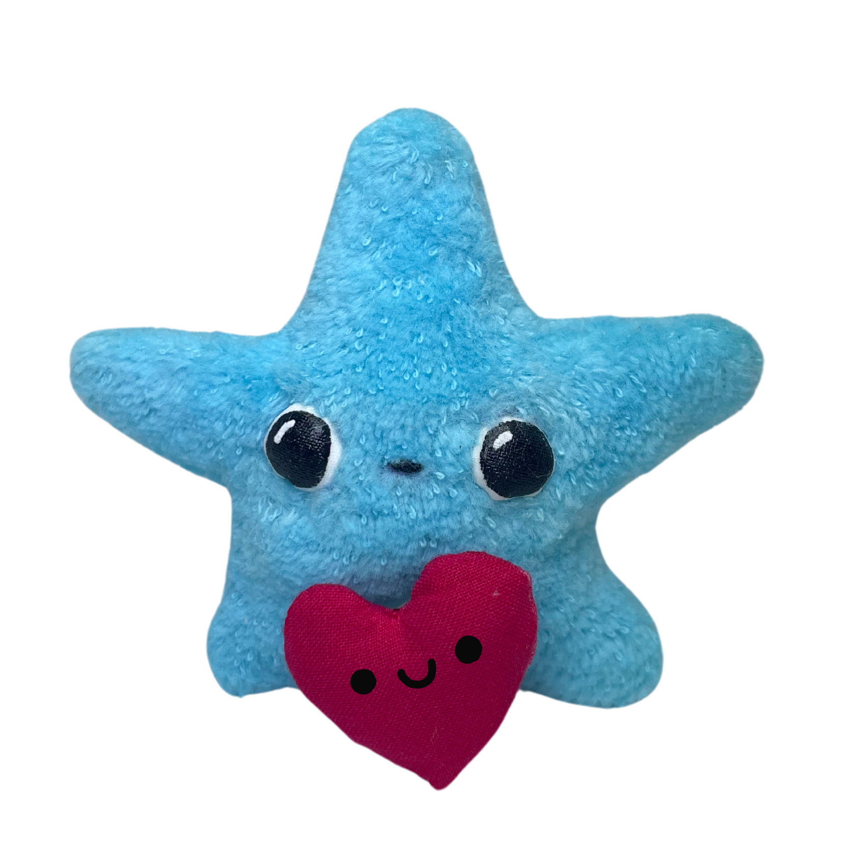 luminescent little ice blue star plushie – bestie star plushies